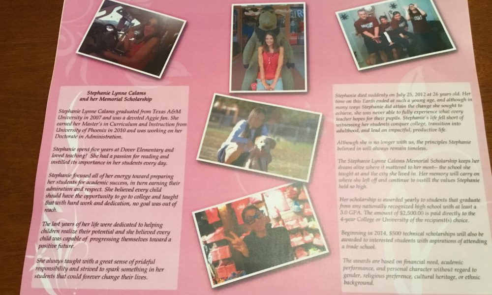 Meet Jim Calams and Chuck Boyd of Stephanie Lynne Memorial Scholarship ...